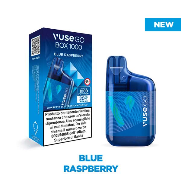 Vuse GO Box 1000 Blue Raspberry-20 mg